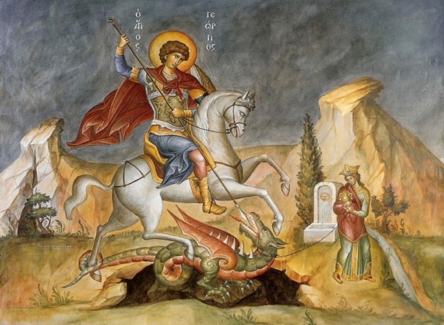 23 Απριλίου εορτή: Άγιος Γεώργιος ο Μεγαλομάρτυρας και Τροπαιοφόρος ...